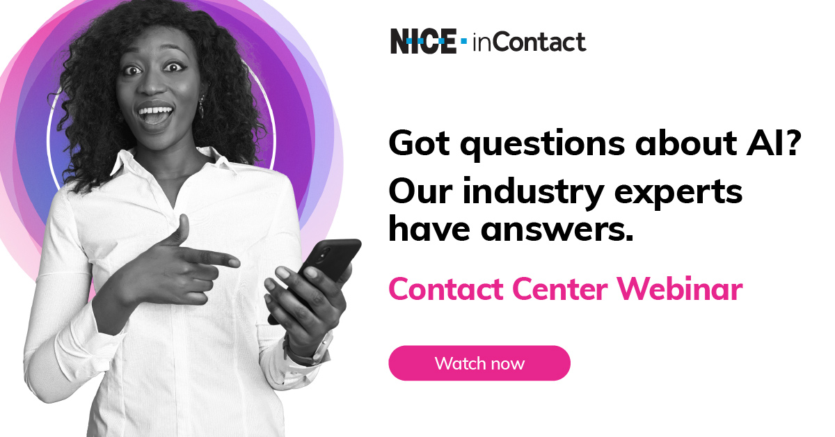 NICE CXone | AI in the contact center: Everything you wanted to know ...