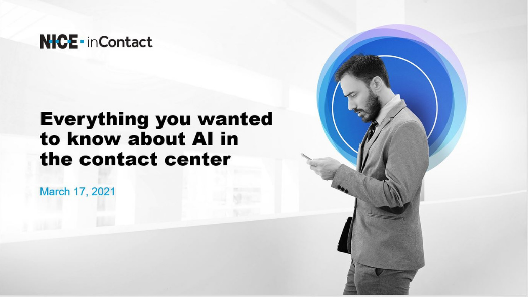 NICE CXone | Successful chatbots: Customers and experts share the ...